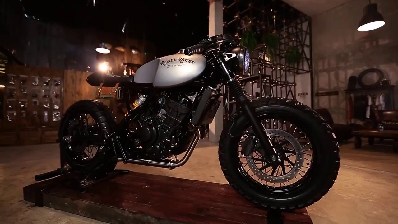 Honda Rebel 300 Custom by Zeus - YouTube