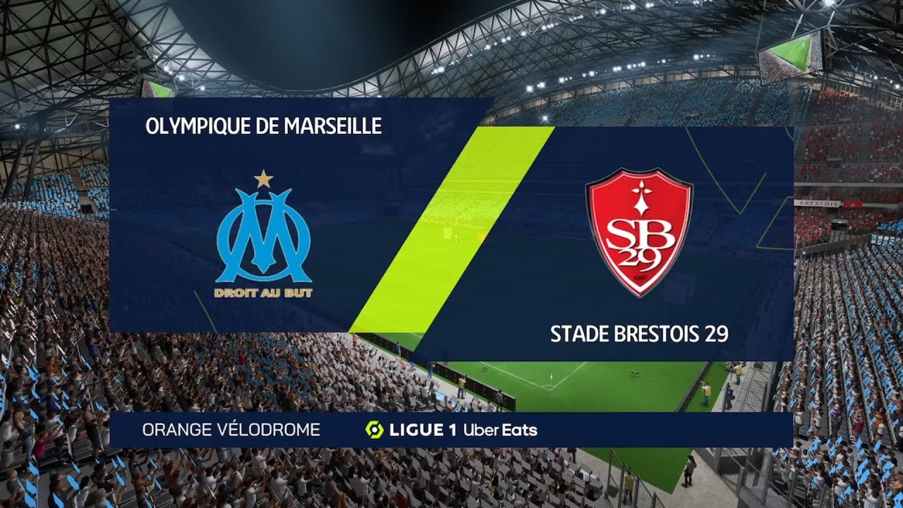 ⚽ Marseille vs Brest ⚽ | Ligue 1 (26/08/23) | Fifa 23 - YouTube