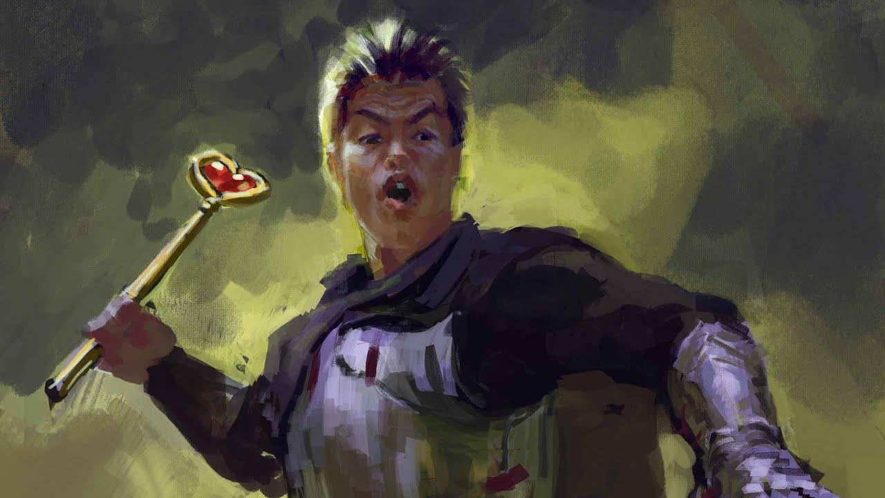 Painting process_ Bad Warrior_Daily practice 20140902 - YouTube
