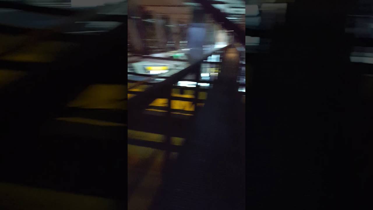 Catwalk above the arena - YouTube