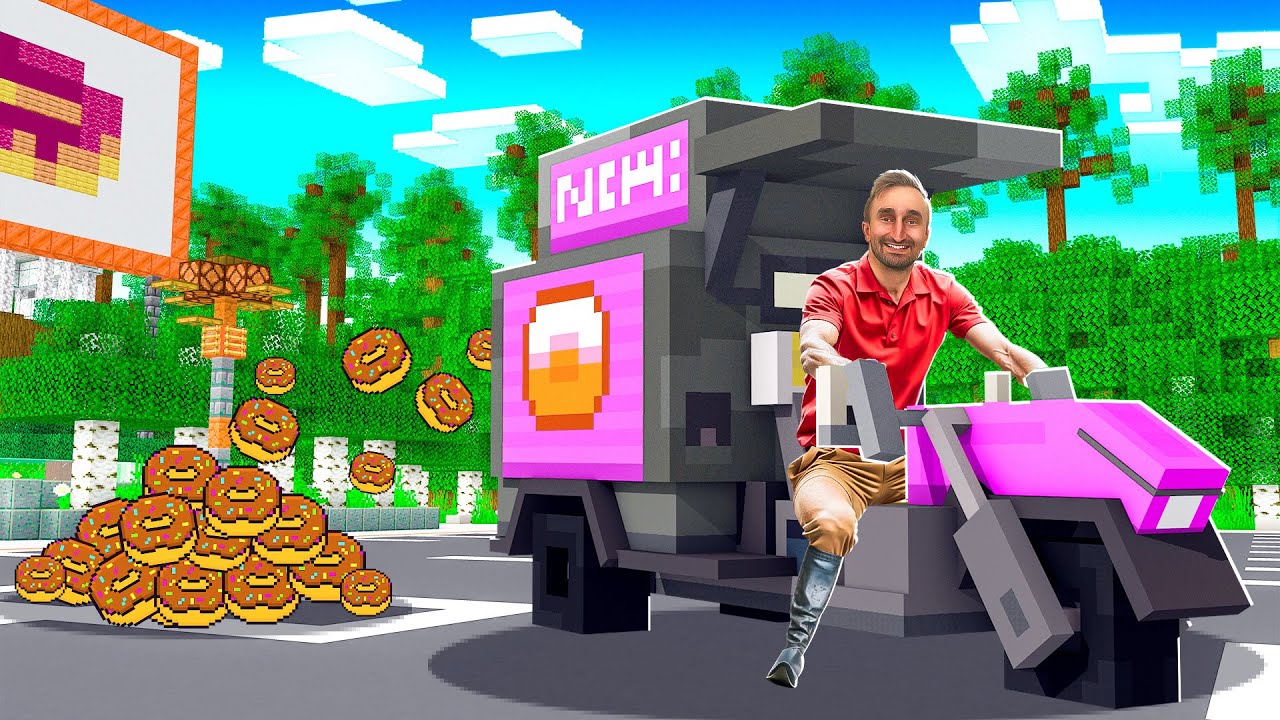 Creating A Donut Factory In Minecraft Tycoon - YouTube