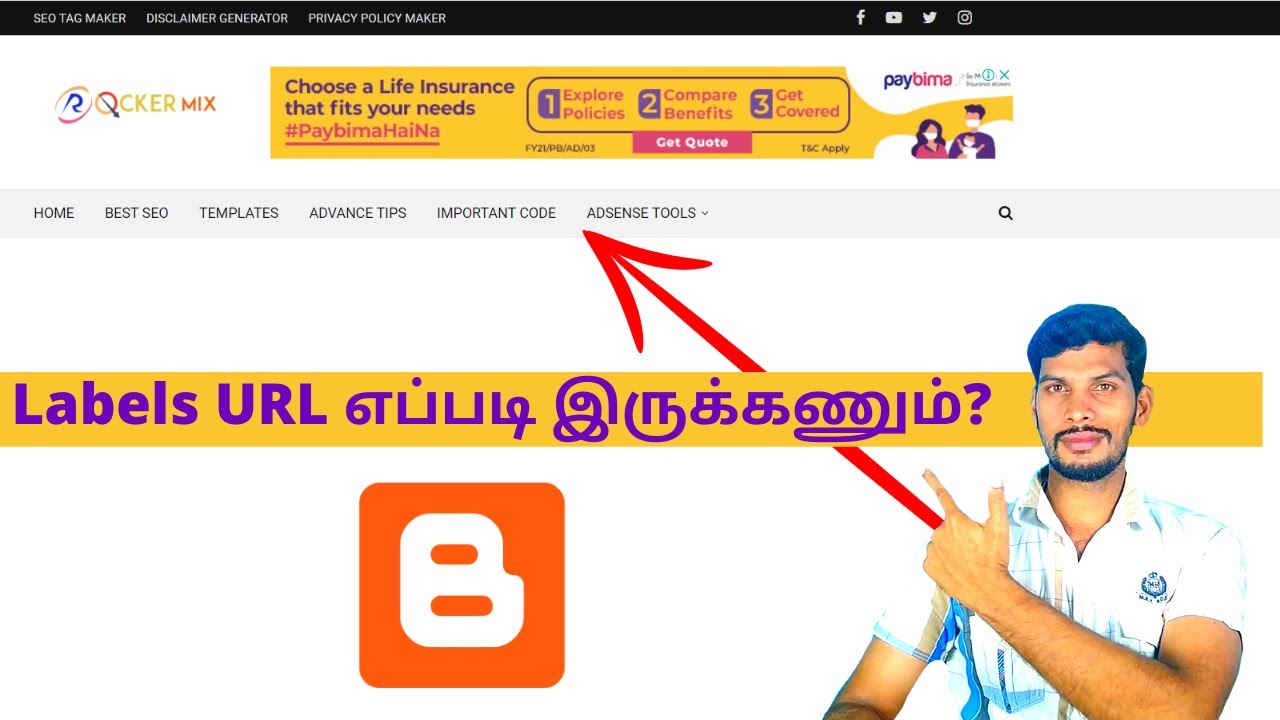 How to fix Blogger Labels Properly In Tamil - YouTube