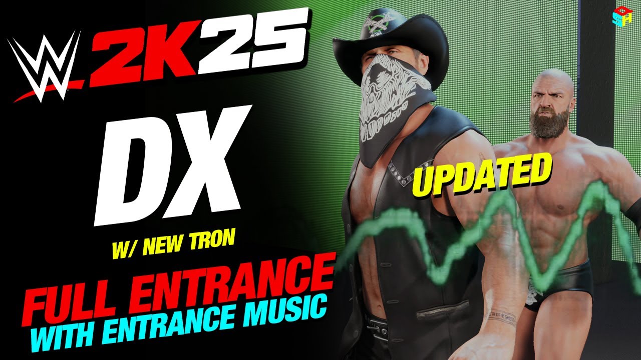 DX NEW TRON WWE 2K25 ENTRANCE - #WWE2K25 D-GENERATION X ENTRANCE WITH ...
