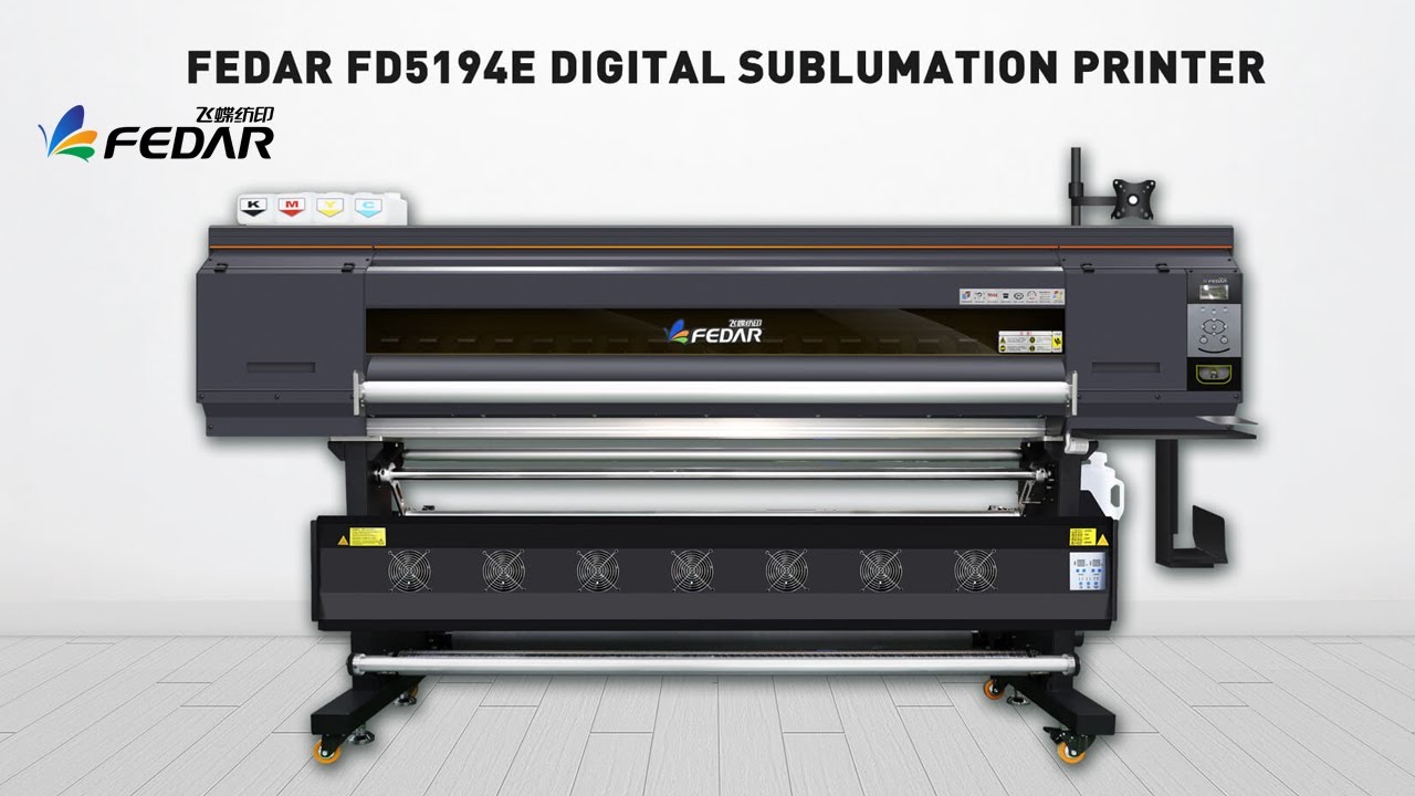 Fedar FD5194E Digital Sublimation Printer for Heat Transfer Textile ...