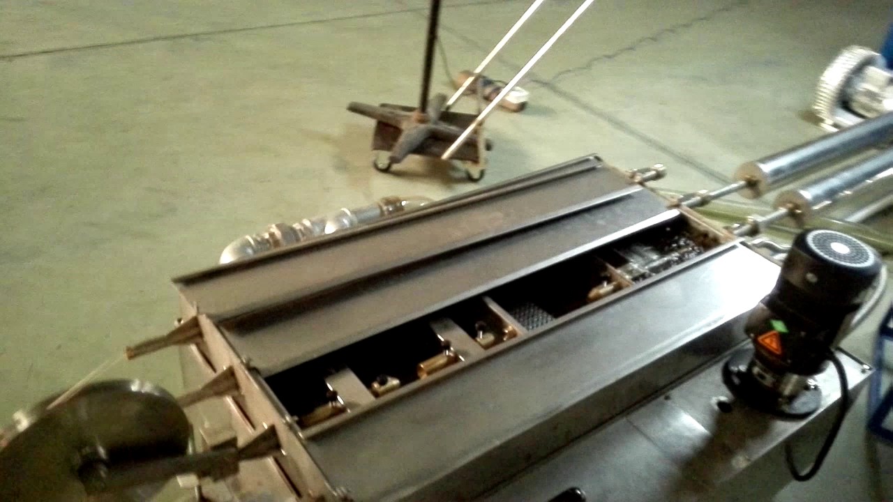 full automatice inlet drawing enamelling machine - YouTube