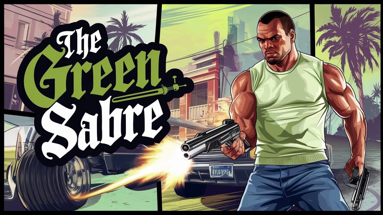 grand theft auto San Andreas the Green sabre - YouTube