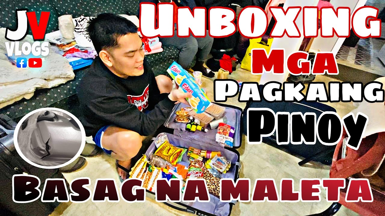 UNBOXING NG BAGAHE GALING PILIPINAS | JVvlogs #buhaycanada # ...