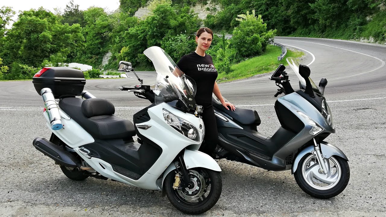 На Море за скутером! SYM 250 - YouTube