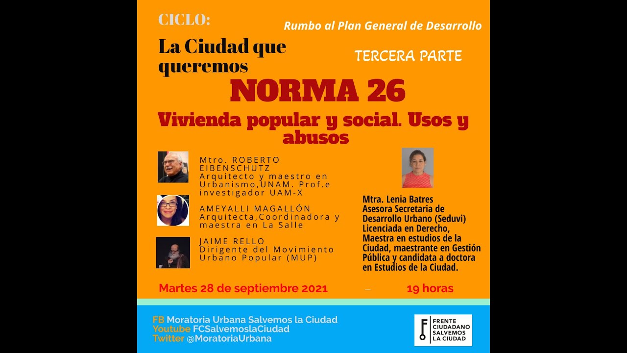 Norma 26 hoy 2021. Vivienda Popular y Social. Usos y Abusos ...