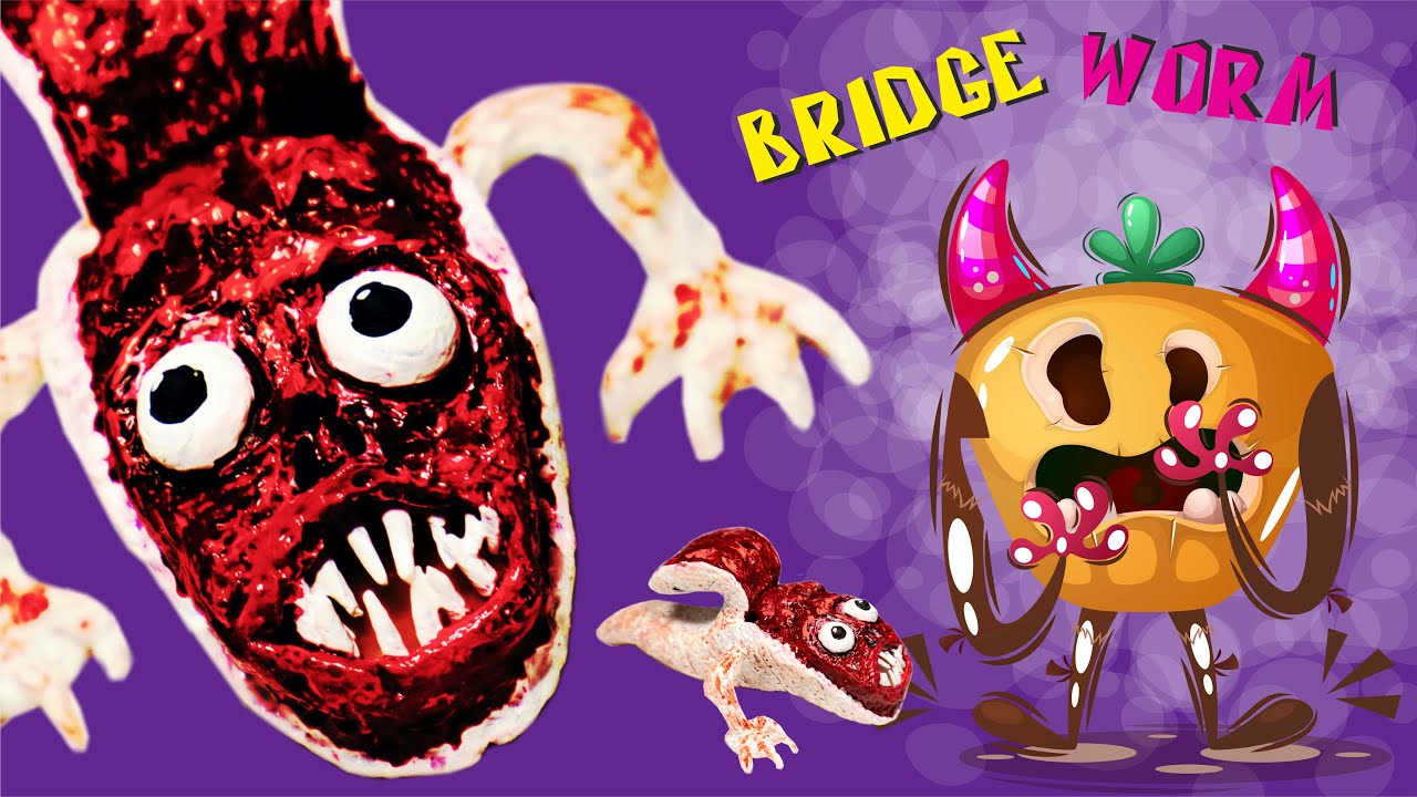 Making BRIDGE WORM with Clay/Trevor Henderson/МОСТОВОЙ ЧЕРВЬ/ - YouTube