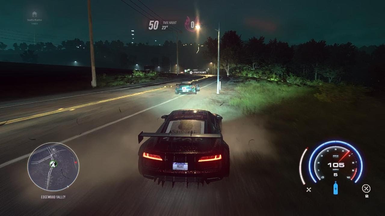 Need for Speed Heat epic take out - YouTube