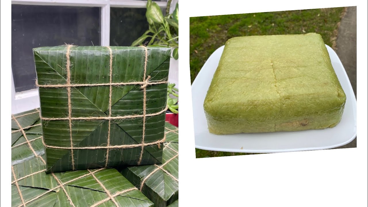 Bánh Chưng - Vietnamese Square Sticky Rice Cake - YouTube