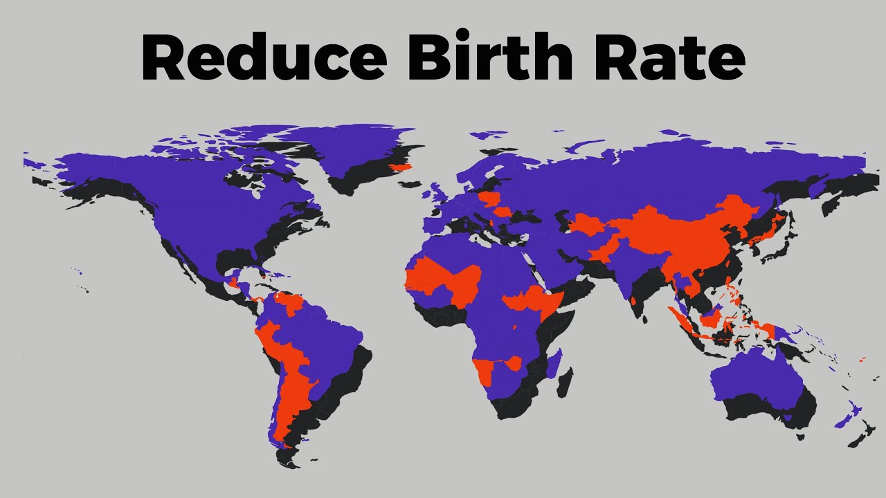 Map: Global Decline in Birth Rates (1950-2024 ) - YouTube