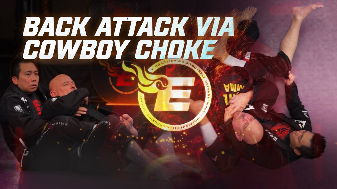 19 Back attack via cowboy choke - YouTube