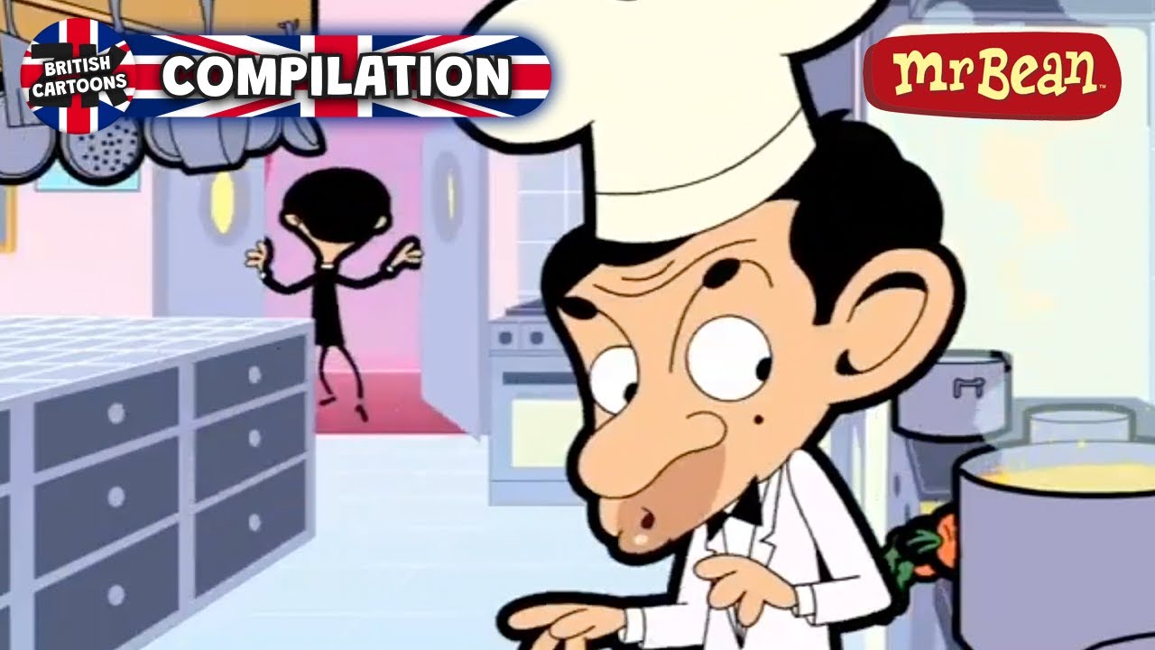 Mr Bean Becomes A Chef - Mr Bean Animated Funny Clips - Cartoons for ...