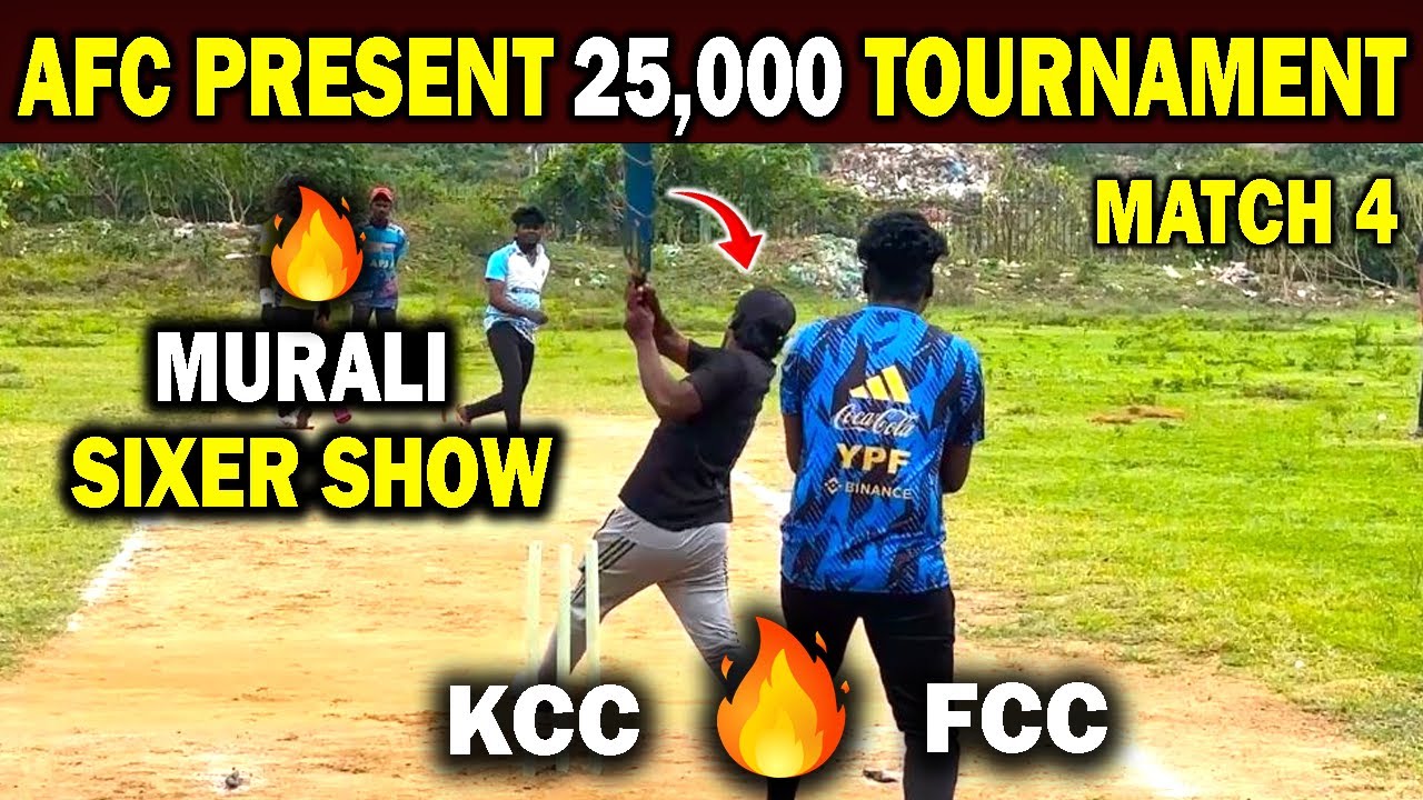 🔥KCC vs FCC🔥 || AFC 25,000 Tournament🏆 || #cricket #tennisballcricket # ...