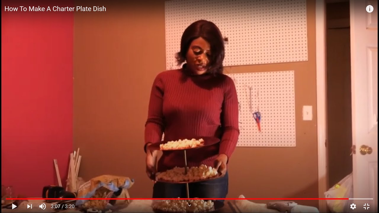 How To Make A Charter Plate Dish - YouTube