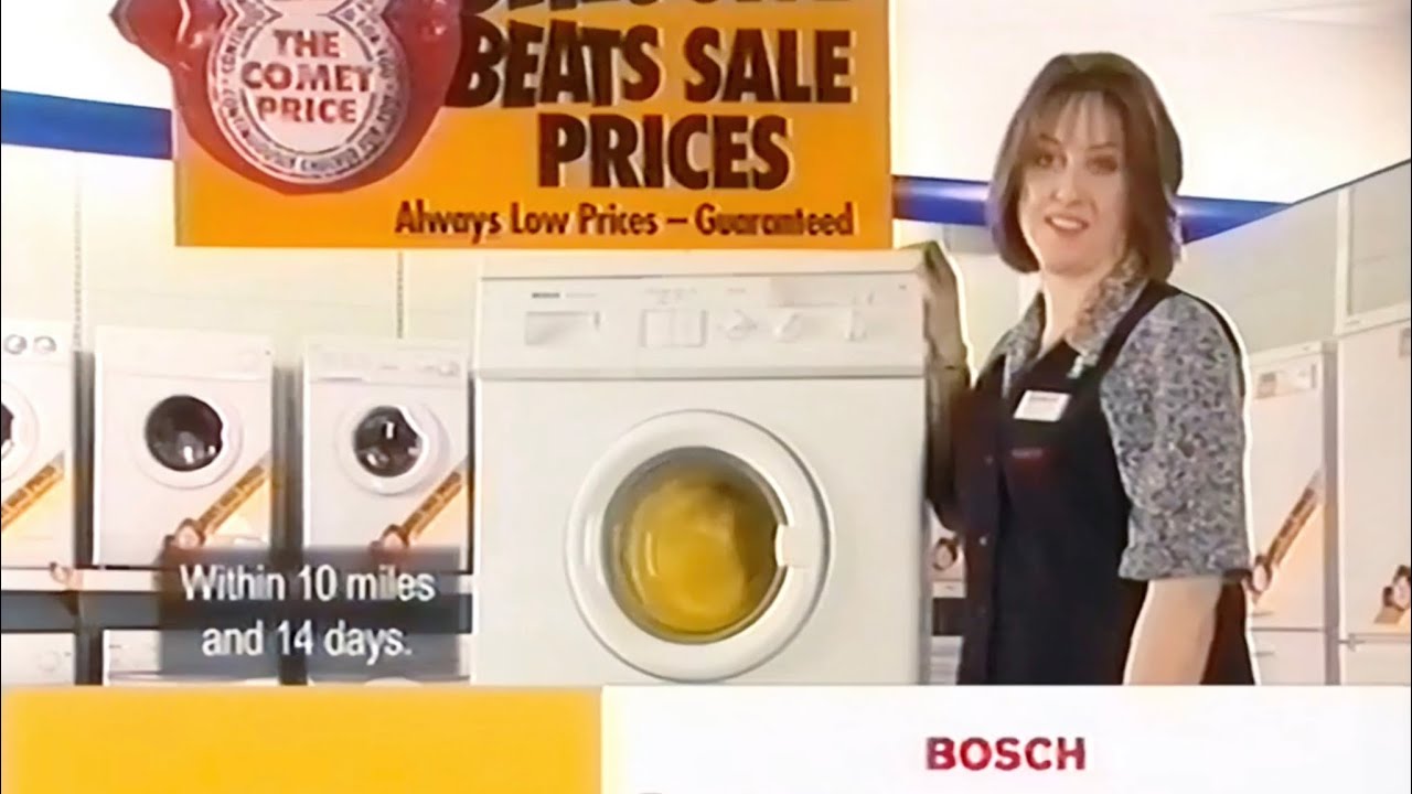 1999: Comet [Bosch Washing Machine] - YouTube