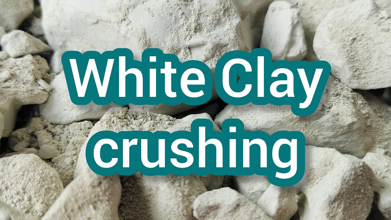 White Clay crushing video 🤍🤍|| #satisfying #clay #threestarchalkasmr ...
