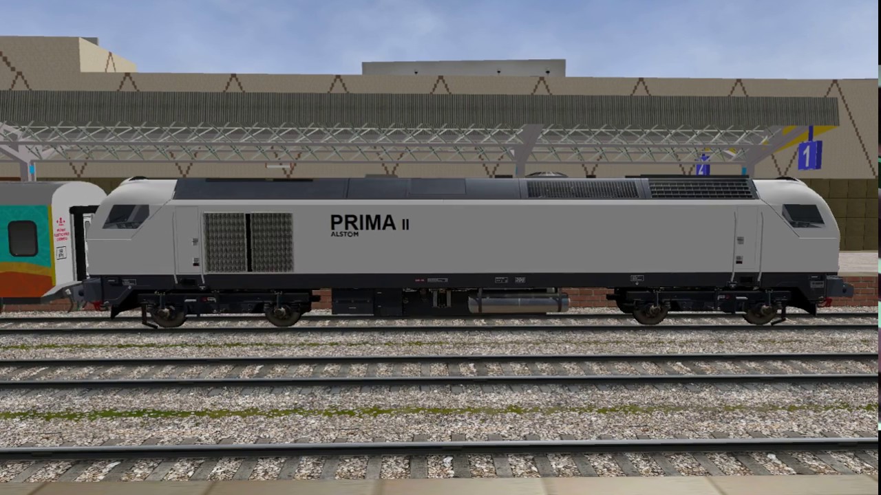 ALSTOM PRIMA II with Humsafar Express| Testing in MSTS | OPEN |Indian ...