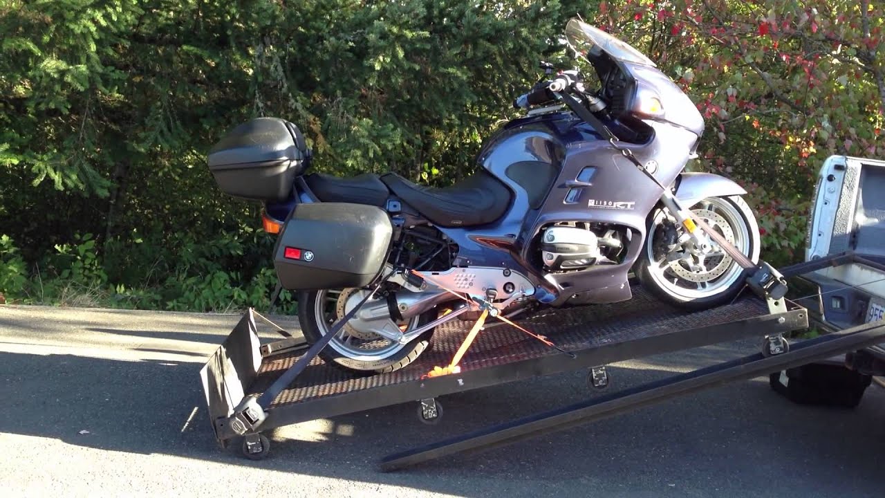 Motorized Motorcycle Loading Ramp - YouTube