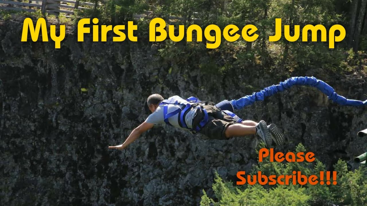 Trooper's First Bungee Jump - YouTube