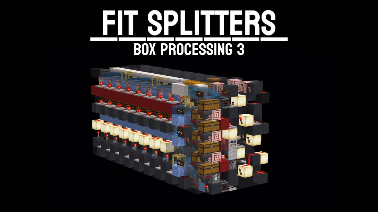 FIT splitters | Box processing 3 - YouTube