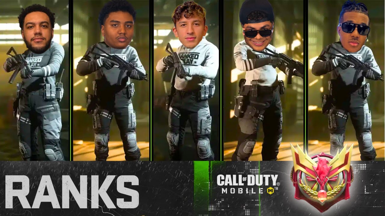5 Pro Players Play Legendary Ranked In COD Mobile... - YouTube