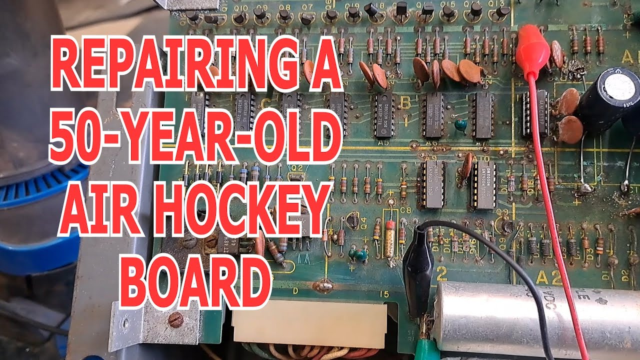 Brunswick Air Hockey Control Board Repair PART TWO - YouTube