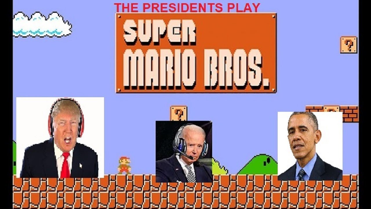 THE PRESIDENTS PLAY SUPER MARIO BROS - YouTube
