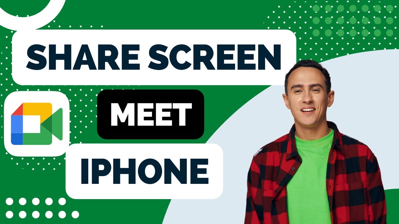 How to Share Screen on Google Meet for iPhone - YouTube
