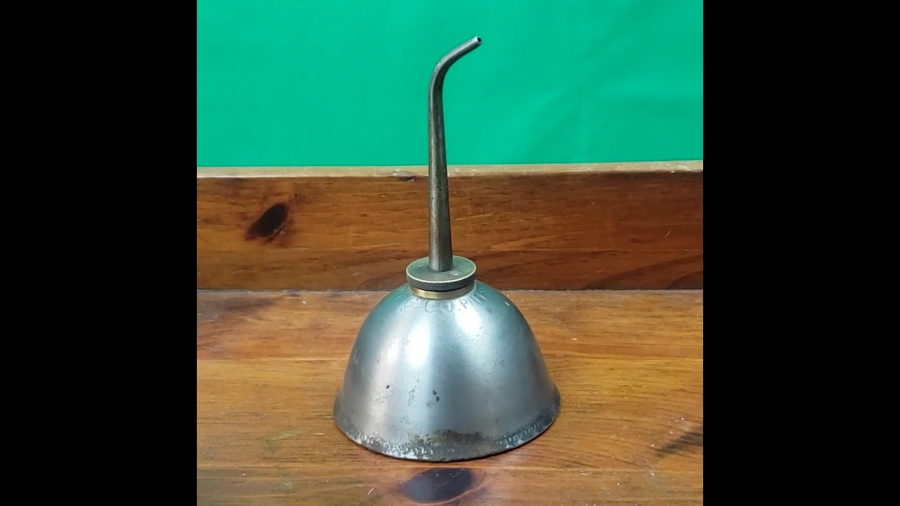 Vintage Oil Can Restoration - YouTube