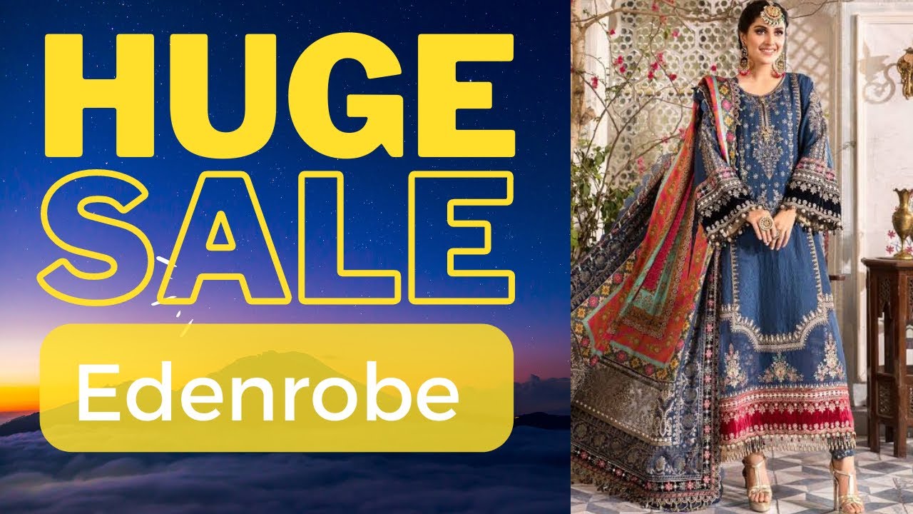 edenrobe latest sale collection - YouTube