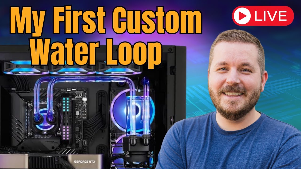 Installing the Corsair Hydro X | My First Custom Water Loop! - YouTube