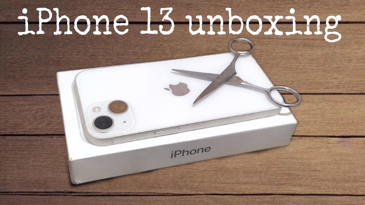 iPhone 13( Starlight) Unboxing 🔥💥 - YouTube