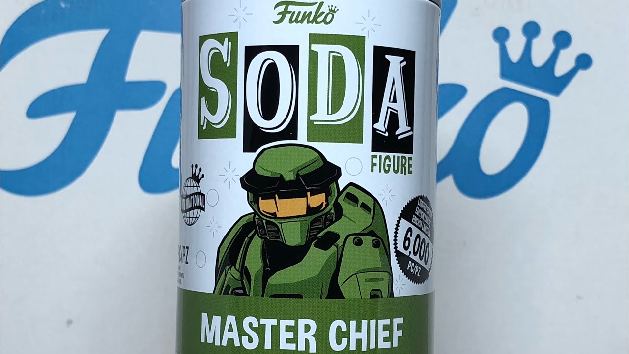 Halo Master Chief Funko Soda - YouTube