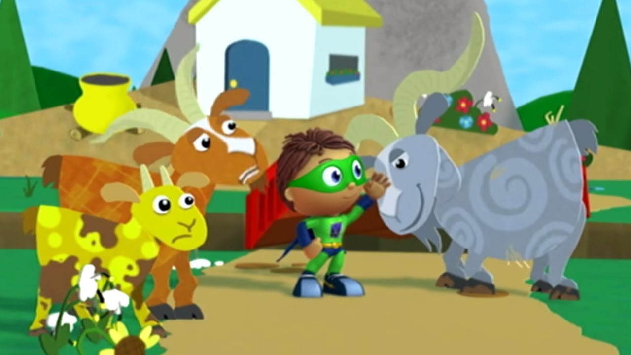 Super WHY! Full Episodes English ️ The Three Billy Goats Gruff ️ S01E22 ...