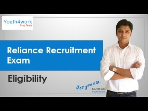 Reliance Recruitment Exam - Eligibility | What's the eligibility for ...