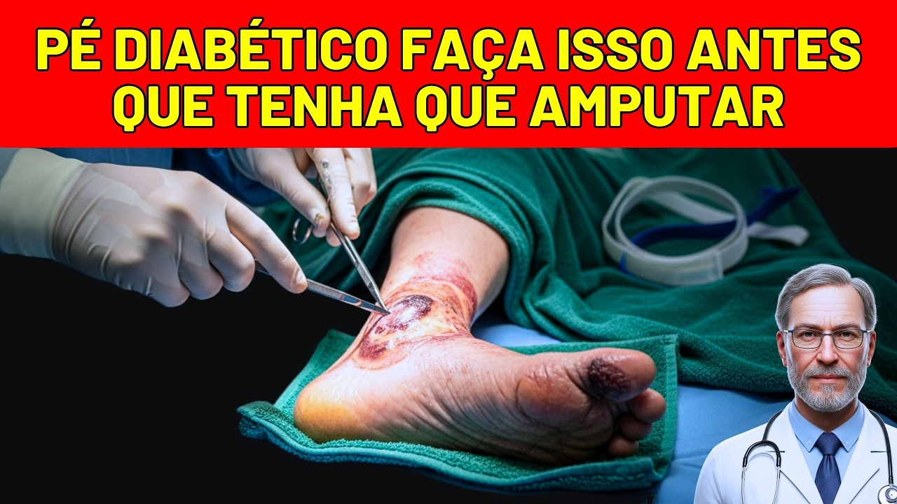 O Pé Diabético: Como um simples machucado pode levar à AMPUTAÇÃO - YouTube