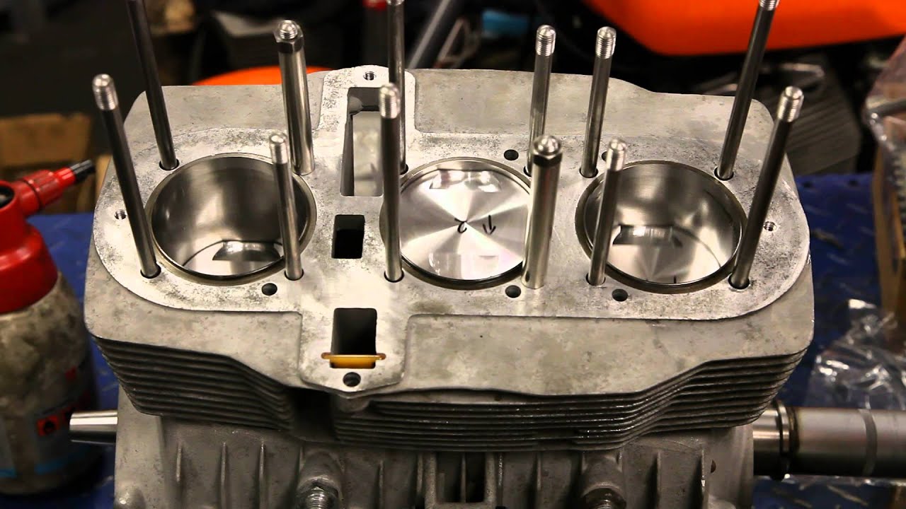 Laverda RGS pistons - YouTube