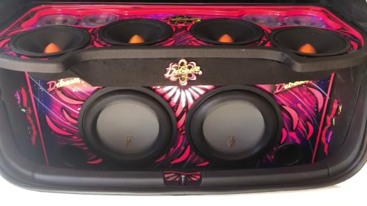 POLO COM 2 SUB ZETTA ÁUDIO DE 800 RMS E 4 MÉDIOS DE 6 POLEGADAS TOCANDO FORTE = BR SOUND CAR ...