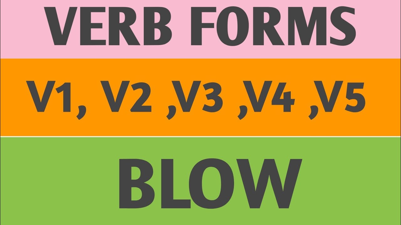 Verb Forms Of BLOW V1 V2 V3 V4 V5 BLOW shorts verbforms verb-forms-of-blow-v1-v2-v3-v4-v5-blow-shorts-verbforms