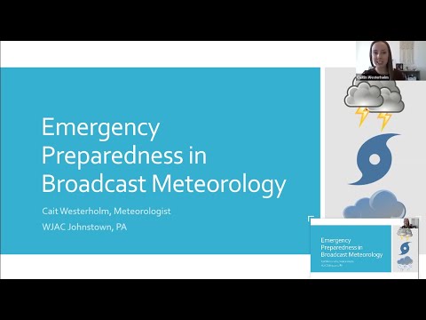 Cait Westerholm: Emergency Preparedness in Broadcast Meteorology - YouTube