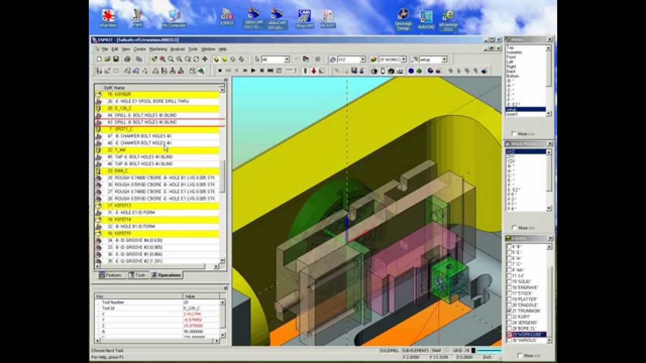 CNC 5 AXIS VMC SOLID MODEL 5 SIDES 1 OP - YouTube