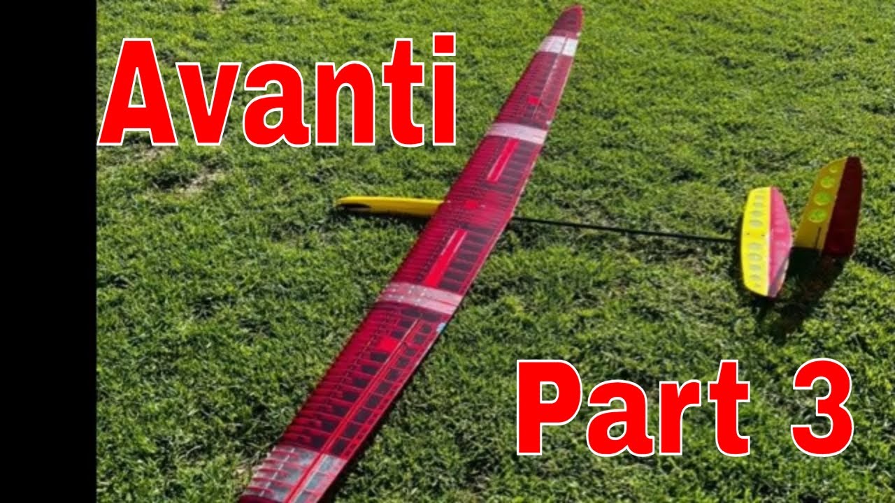 How to Build The Avanti 3 metre F5J glider Part 3 Ailerons 4k - YouTube