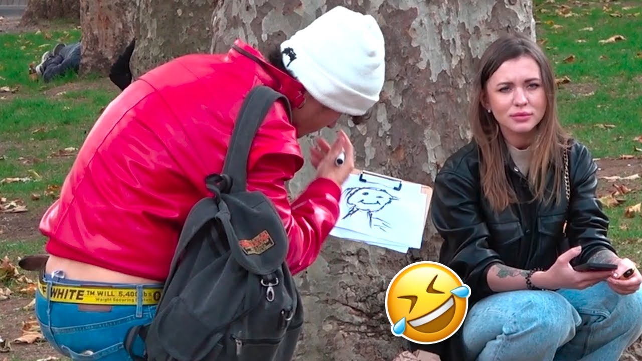 🔥Drawing People In Public 🎨🤣 - YouTube