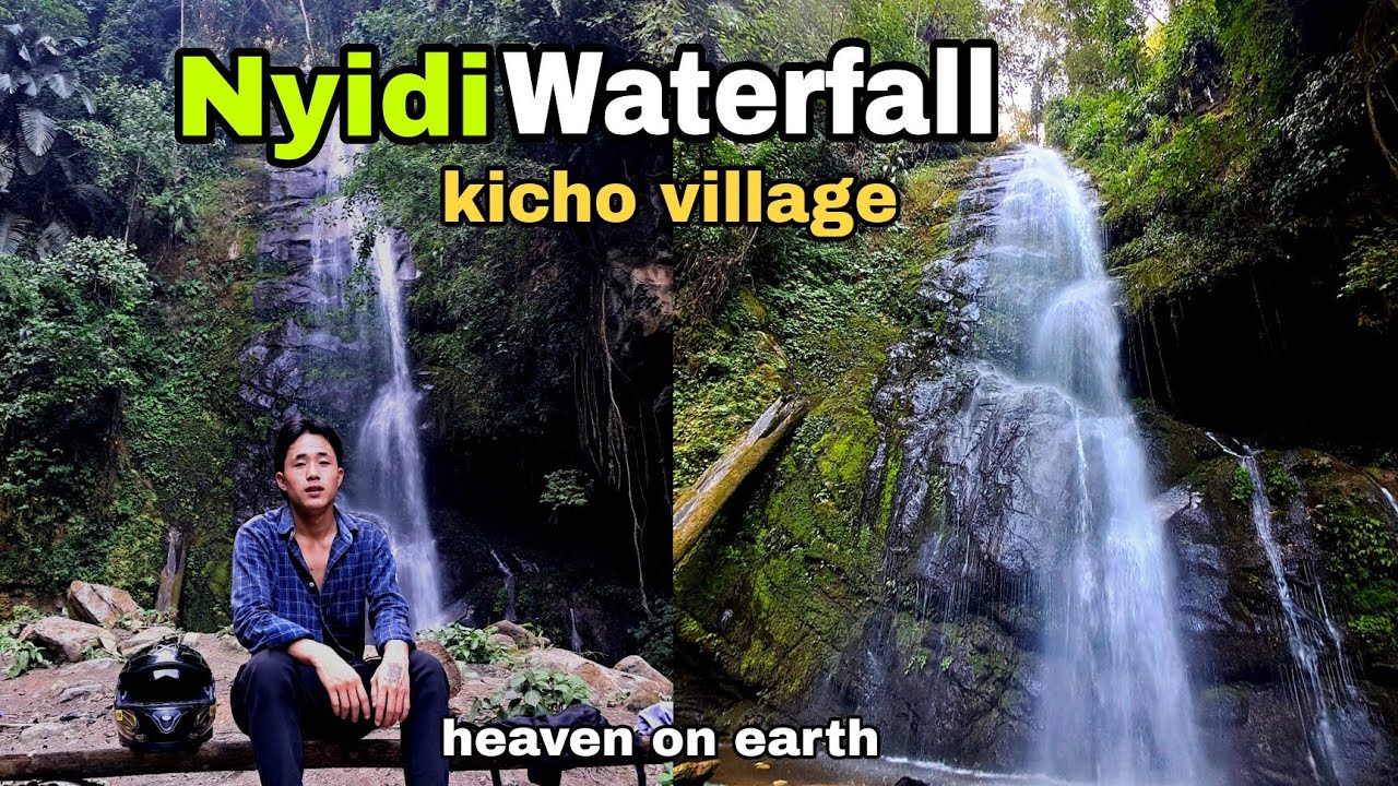 we explored nyidi waterfall kicho pania village raga kamle district ...
