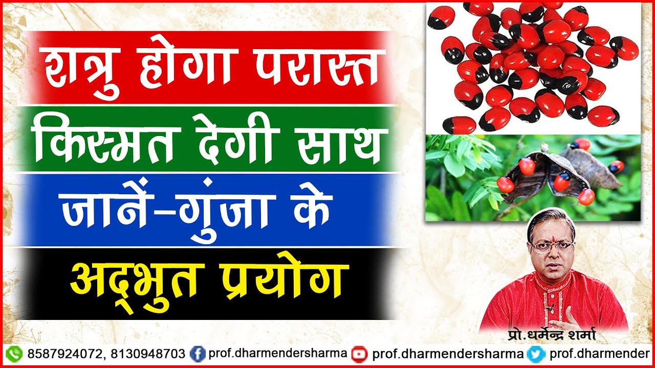 शत्रु होगा परास्त किस्मत देगी साथ जानें-गुंजा के अद्भुत प्रयोग | Prof ...