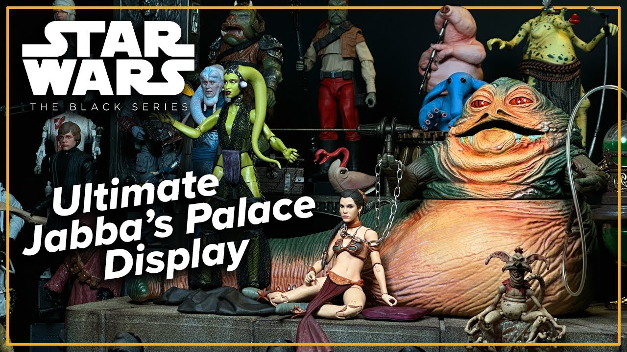 6" Jabba's Palace: My Star Wars: The Black Series Shelf - YouTube