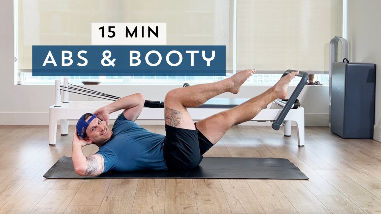 15-Minute Abs and Booty Workout | Mat Pilates No Repeat, No Equipment ...
